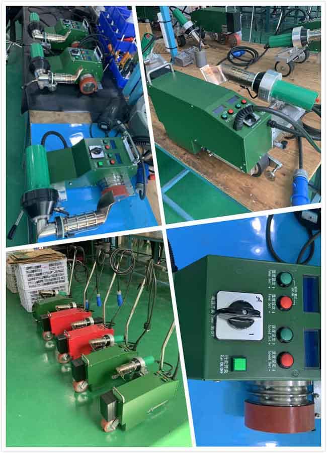 CE Approved 40mm Tent Welding Machine , Tpo Seam Welder 24 KG