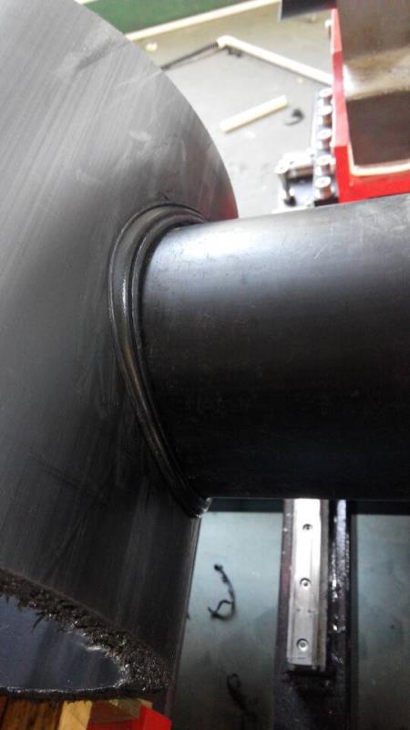 1200mm Workshop Saddle Fusion Machine Making Reducing Plastic Tee