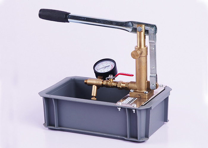 Copper Piston Pipe Test Pump , High Pressure Hydrostatic Test Pump